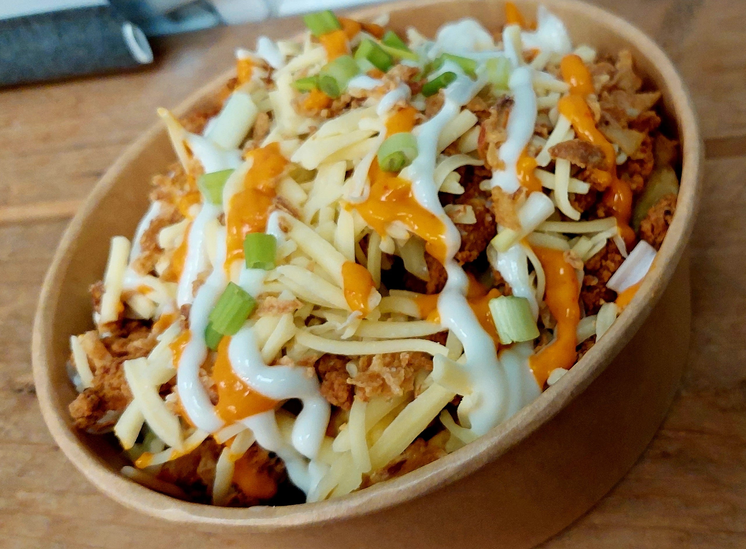 Loaded Chips (Shredded Spicy Chicken) | Long John Hill Fish Bar